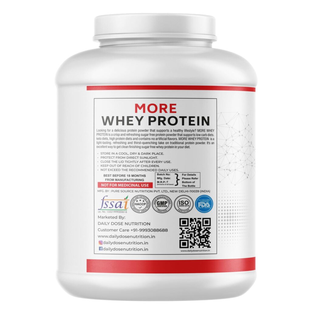 DAILY DOSE MORE WHEY PROTEIN – 247 Nutrition