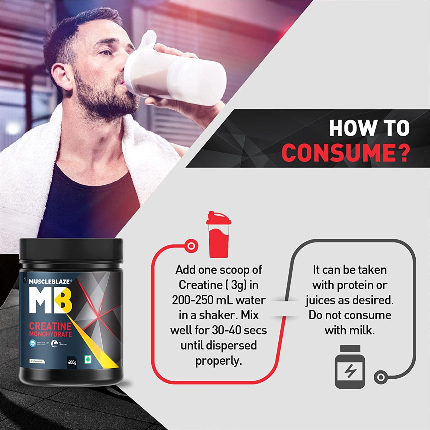 MuscleBlaze Creatine Monohydrate – 247 Nutrition