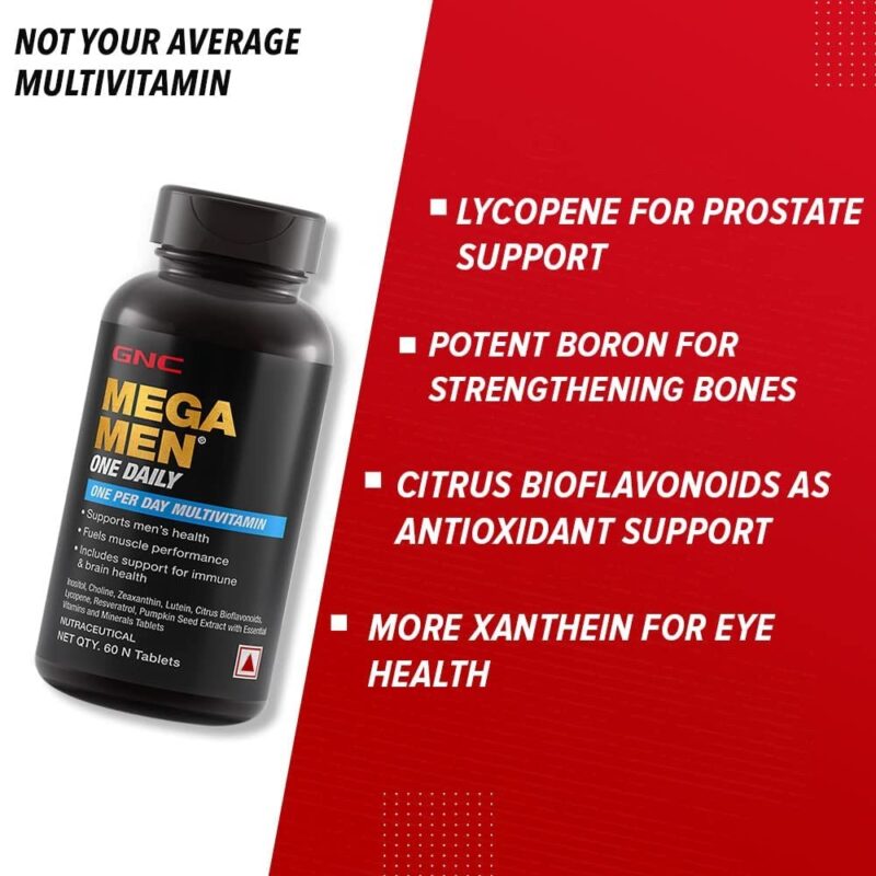 GNC Mega Men One Daily Multivitamin for Men – 247 Nutrition