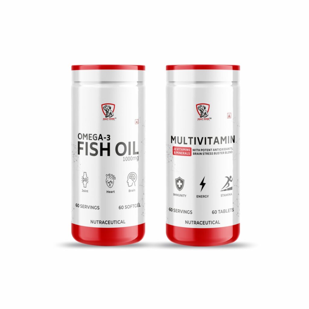 Daily Dose Multivitamin + Daily Dose Fish Oil – 247 Nutrition