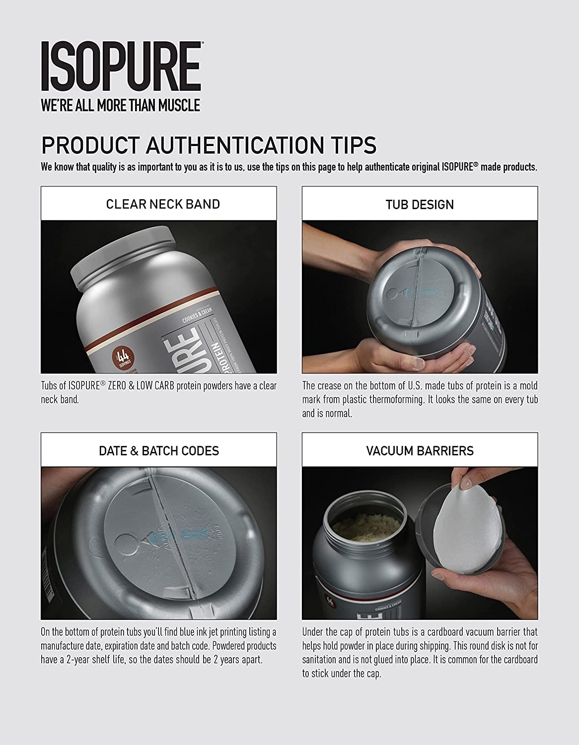 Isopure 100% Whey Protein Isolate Powder – 247 Nutrition