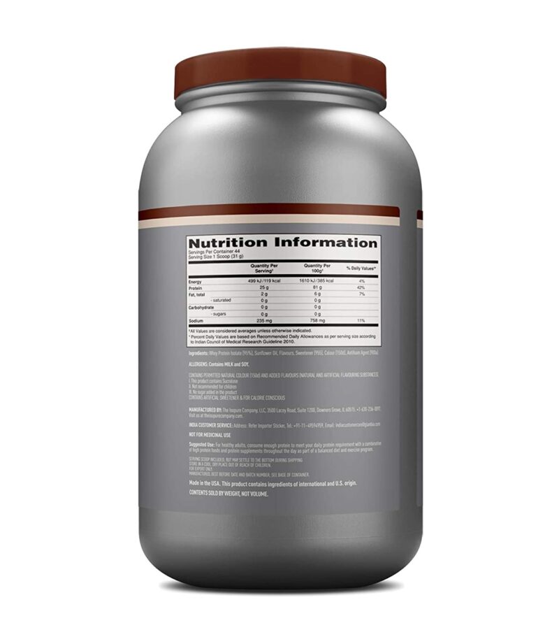 Isopure 100% Whey Protein Isolate Powder – 247 Nutrition