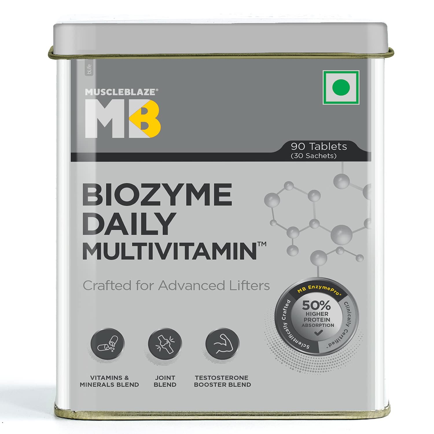 MuscleBlaze Biozyme Daily Multivitamin – 247 Nutrition