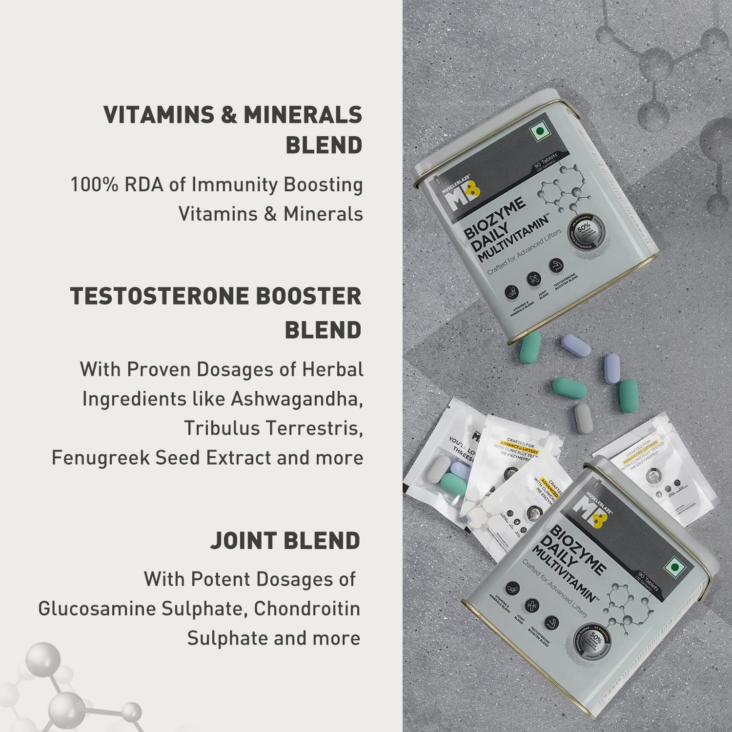 MuscleBlaze Biozyme Daily Multivitamin – 247 Nutrition