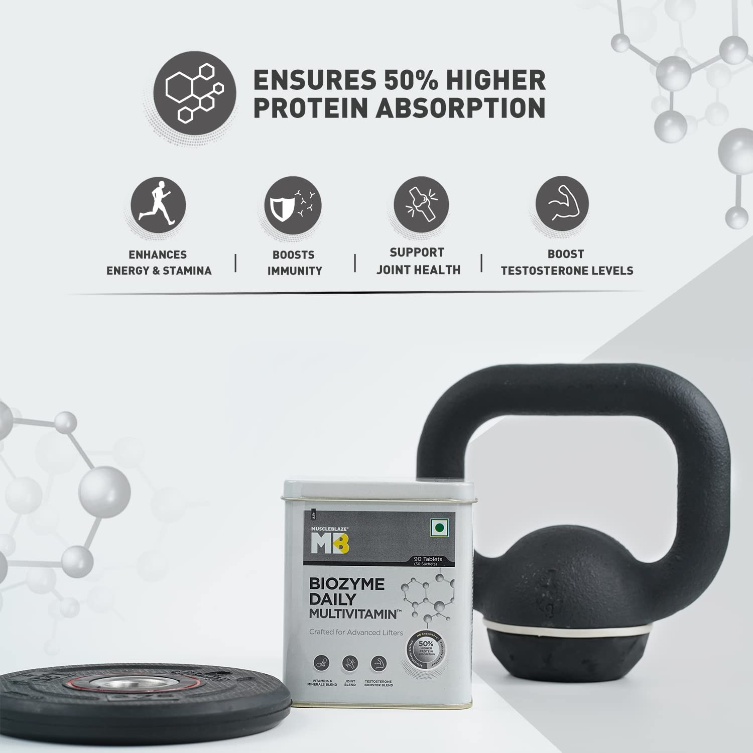 MuscleBlaze Biozyme Daily Multivitamin – 247 Nutrition