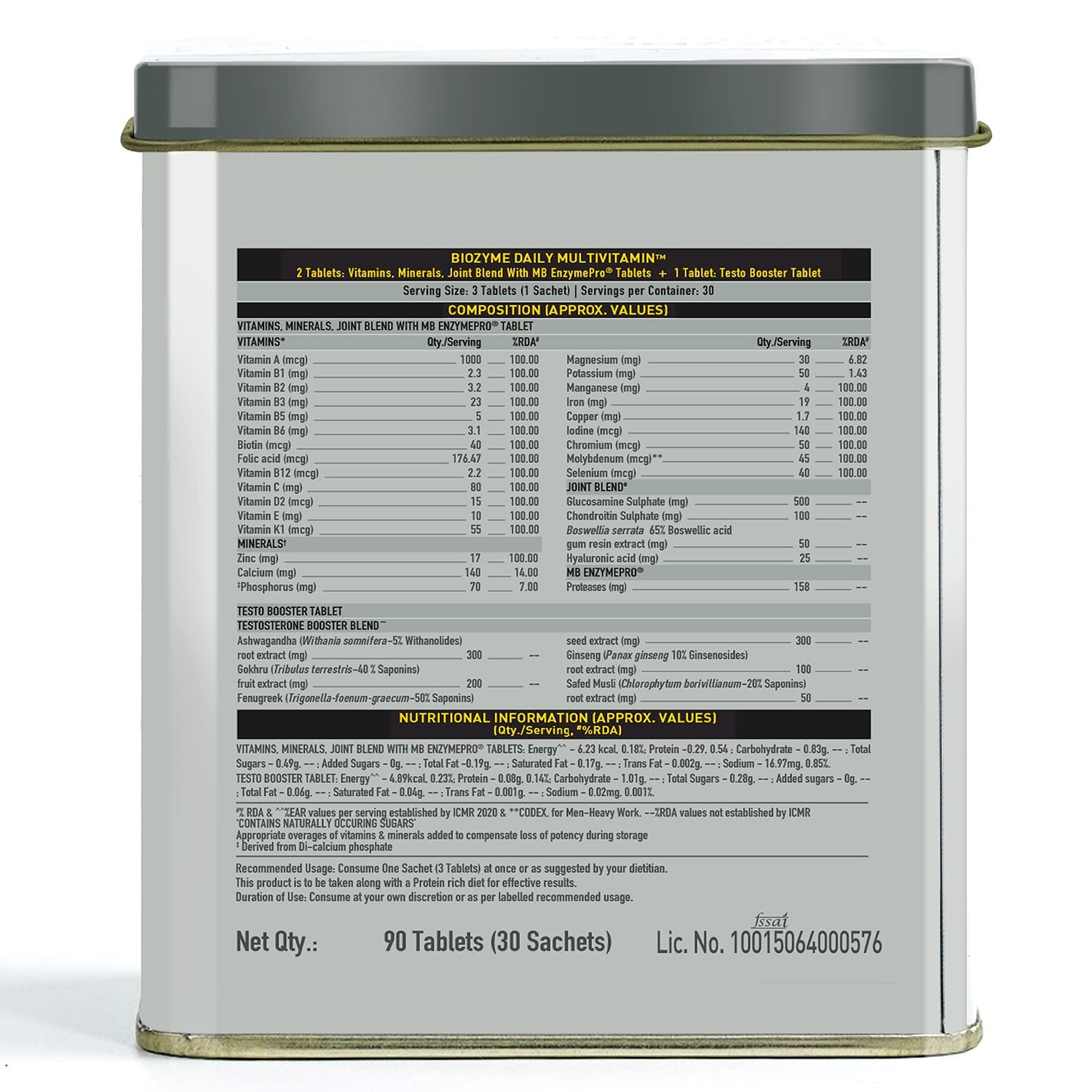 MuscleBlaze Biozyme Daily Multivitamin – 247 Nutrition