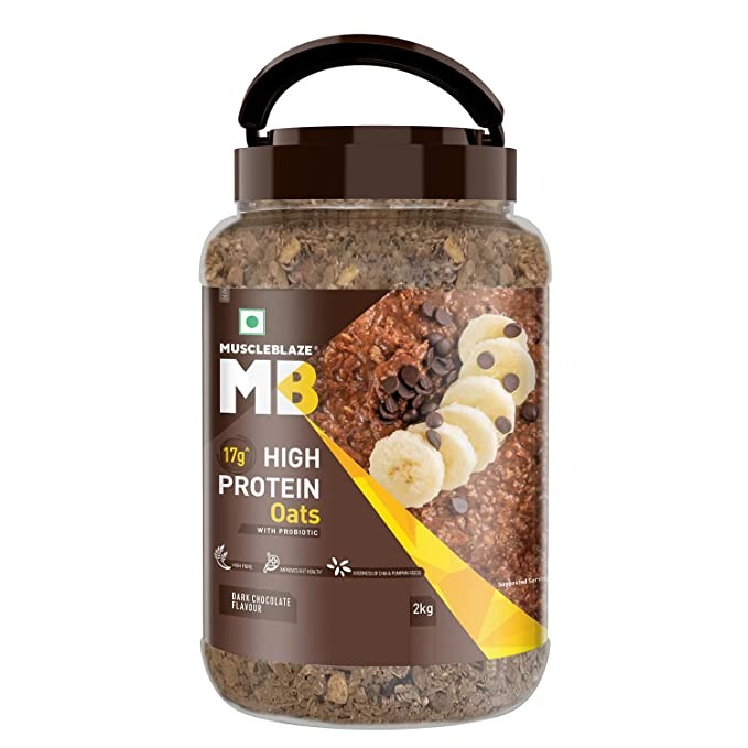 MuscleBlaze High Protein Oats with Added Probiotics – 247 Nutrition