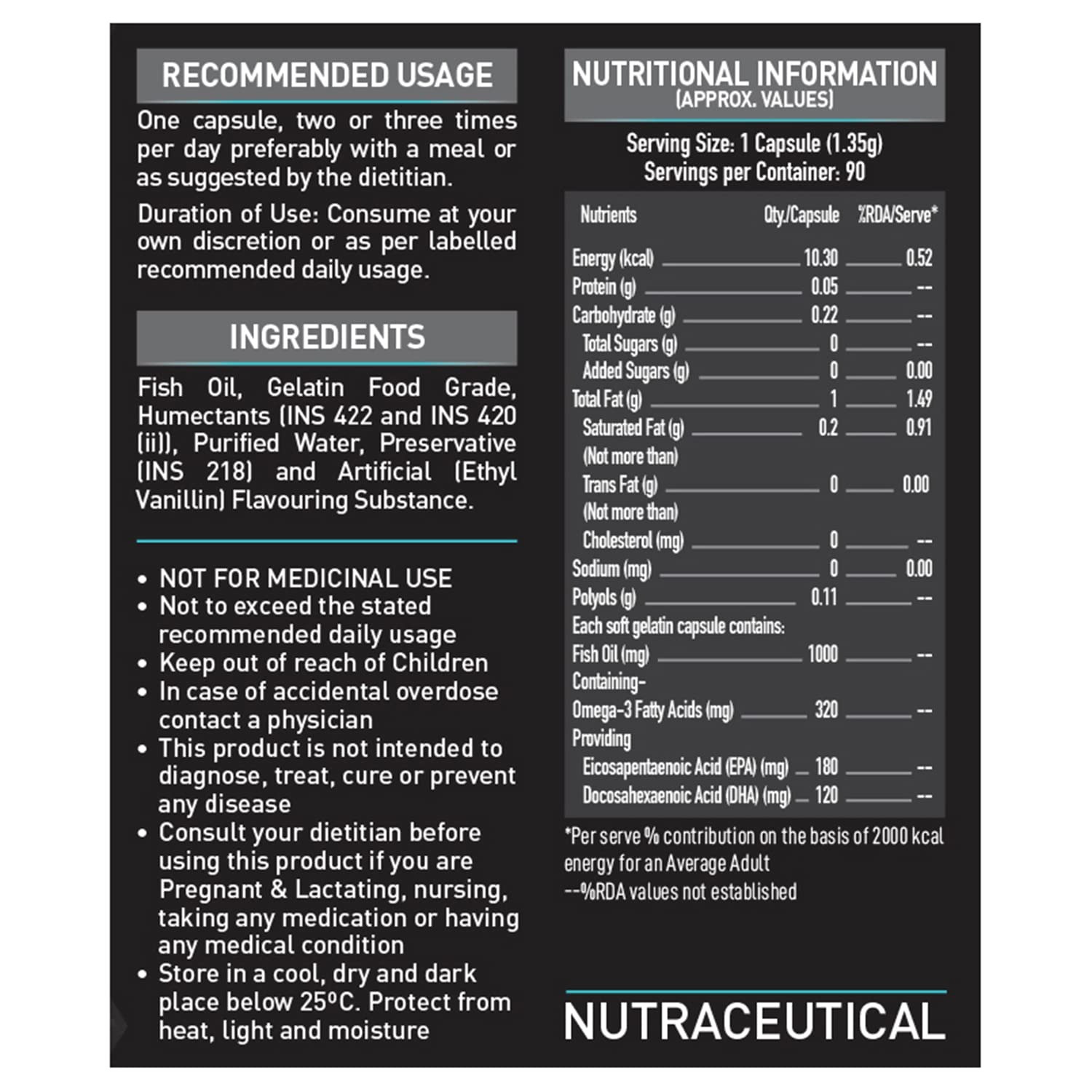 MuscleBlaze Omega 3 Fish Oil – 247 Nutrition