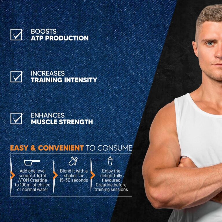 Asitis Nutrition Atom Creatine Monohydrate Powder – 247 Nutrition